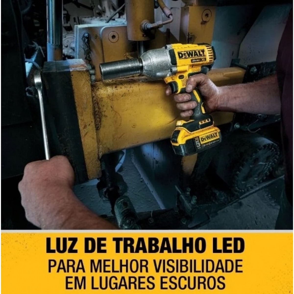 Tudo máquinas - CHAVE DE IMPACTO 1/2" 13MM À BATERIA 20V DCF899B-B3 DEWALT